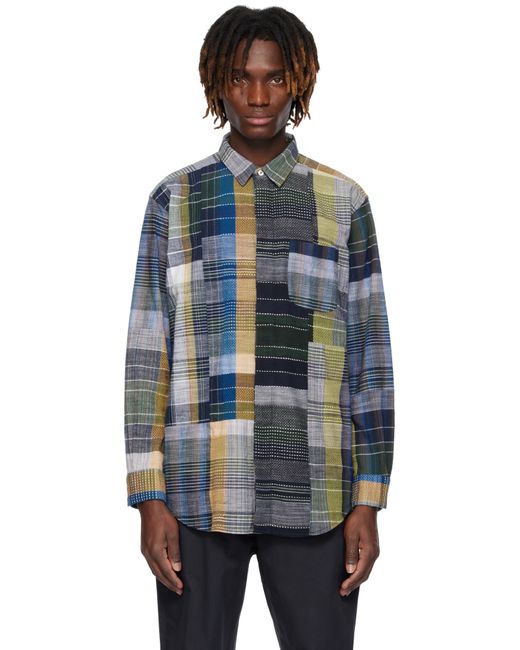 Engineered Garments Enginee Garments Short Collar Shirt in Black for ...