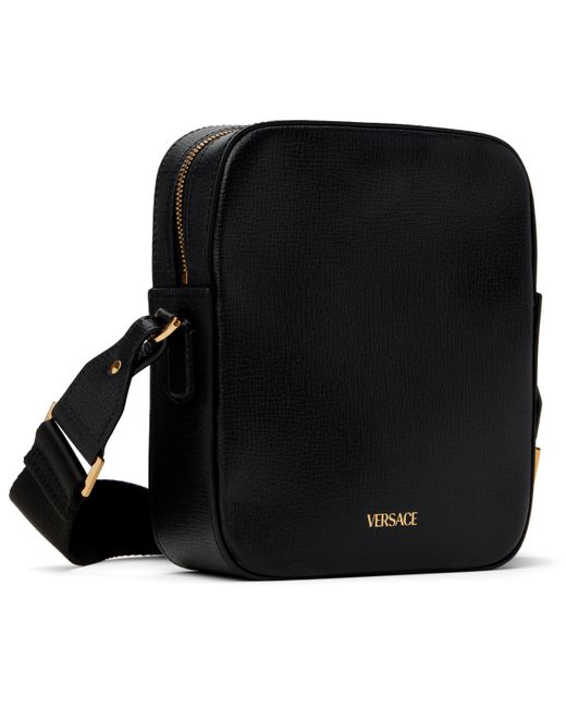 Versace Medusa Biggie Crossbody Pouch in Black for Men | Lyst