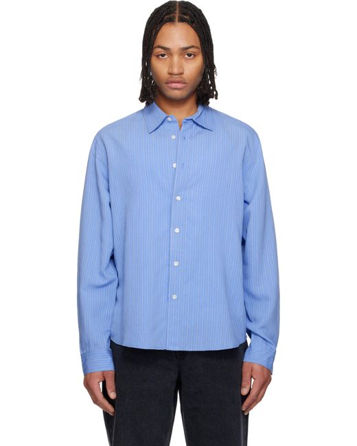 Hope Relaxed Button-Up Shirt in Blue for Men | Lyst UK