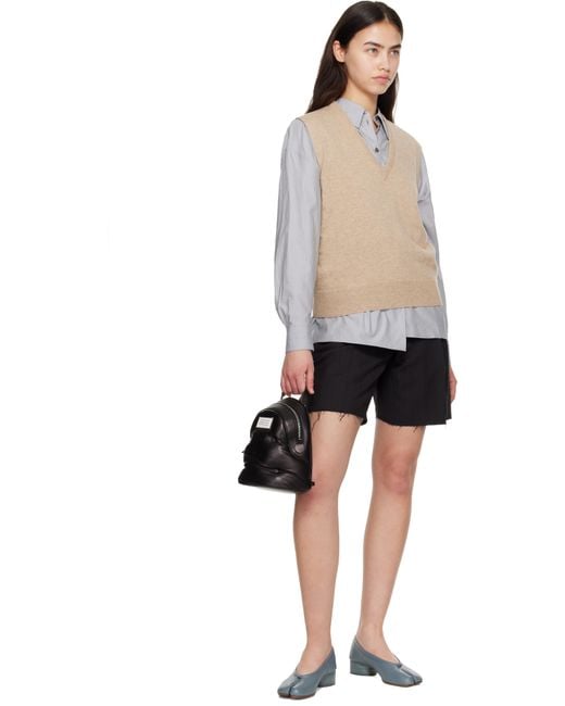 Maison Margiela Glam Slam Backpack in Black | Lyst UK