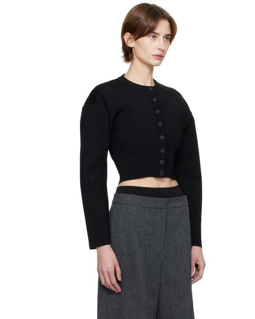 Wardrobe NYC Matte Cardigan in Black | Lyst