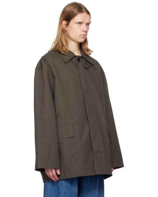 Studio Nicholson Measure Jacket in Brown for Men | Lyst