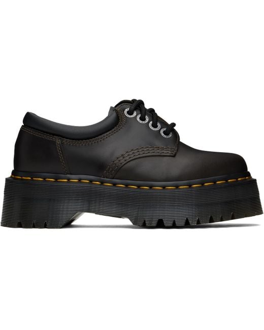 Dr. Martens 8053 Quad Orleans Platform Derbys in Black | Lyst