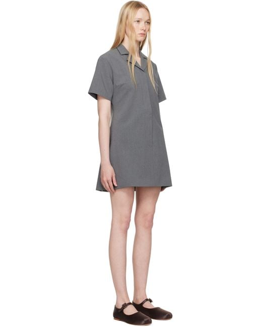 Sandy Liang Nurse Minidress in Black | Lyst