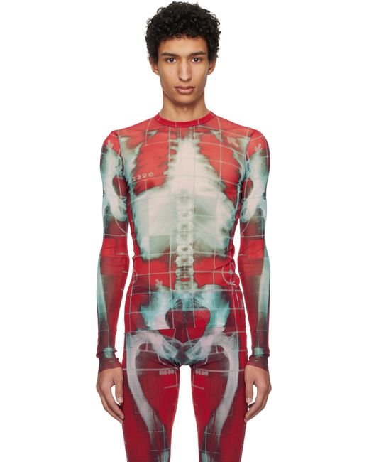 Jean Paul Gaultier Ssense Exclusive & 'The Squeletor' Top in Red for ...