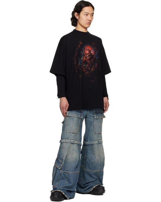 Vetements Death Metal Oversized T-Shirt in Black for Men | Lyst
