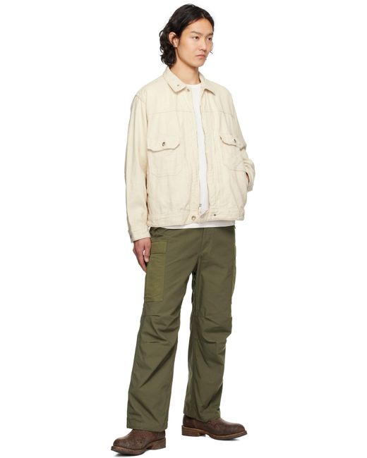 Engineered Garments Off- Trucker Jacket in Natural for Men | Lyst