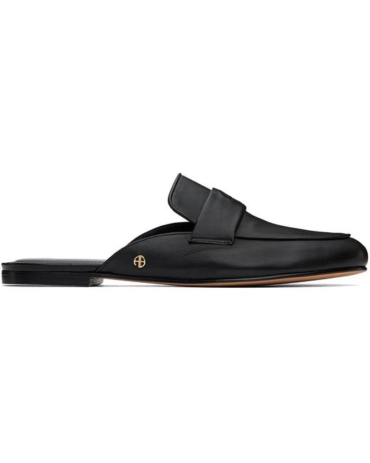 Anine Bing Corinne Mules in Black | Lyst