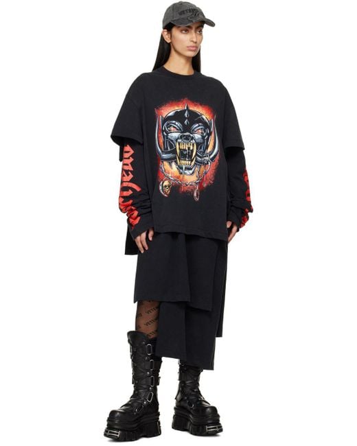 Vetements New Rock Edition Tower Boots in Black | Lyst