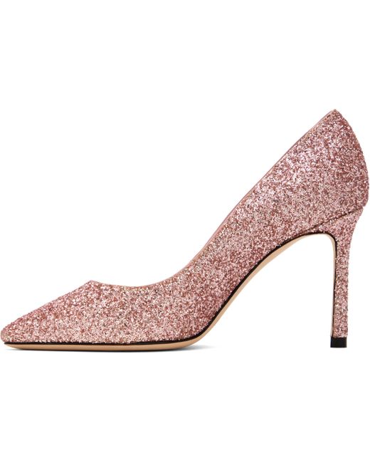 Jimmy Choo Ssense Exclusive Romy 85 Heels in Pink | Lyst UK