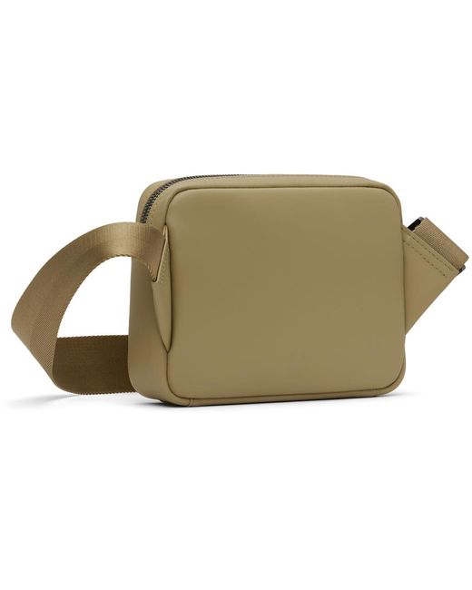 Lacoste Leather Monogram Bag in Black for Men | Lyst