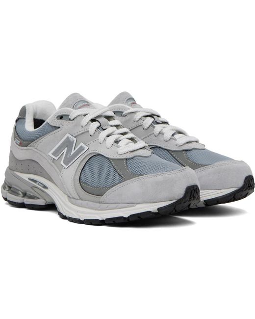 New Balance Gray 2002rx Sneakers in Black for Men | Lyst