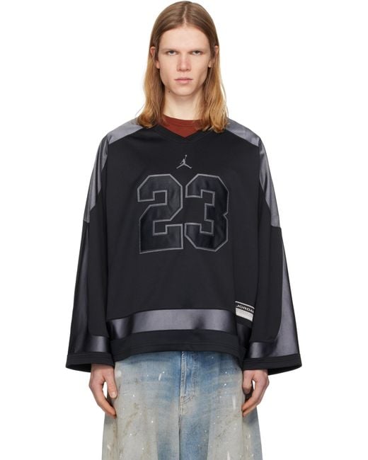 Nike Brooklyn Collegiate Hockey Jersey in Black for Men | Lyst UK