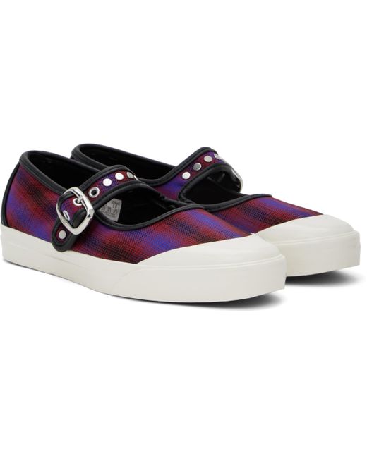 Vans Lx Mary Jane Lo Pro Ballerina Flats in Black | Lyst