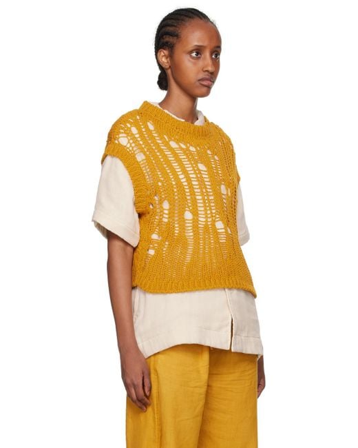 AIREI Laddering Vest in Orange | Lyst