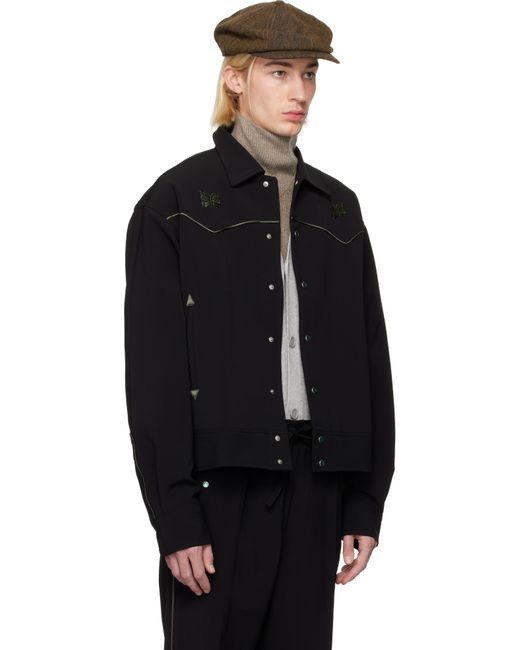 Needles Piping Cowboy Jacket in Black for Men | Lyst