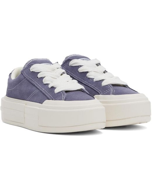 Converse Suede Platform Low-Top Sneakers in Black | Lyst