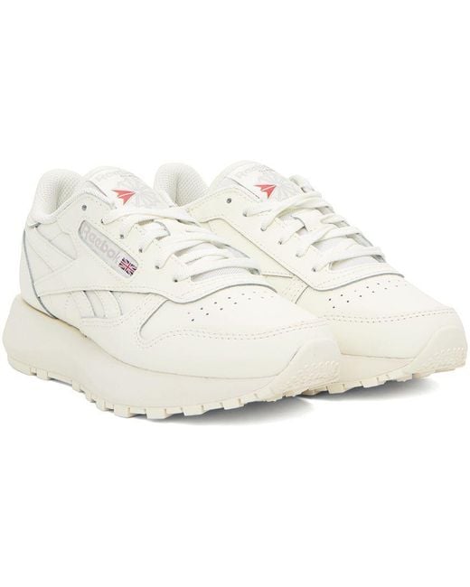 Reebok Off-white Classic Leather Sp Sneakers in Black | Lyst