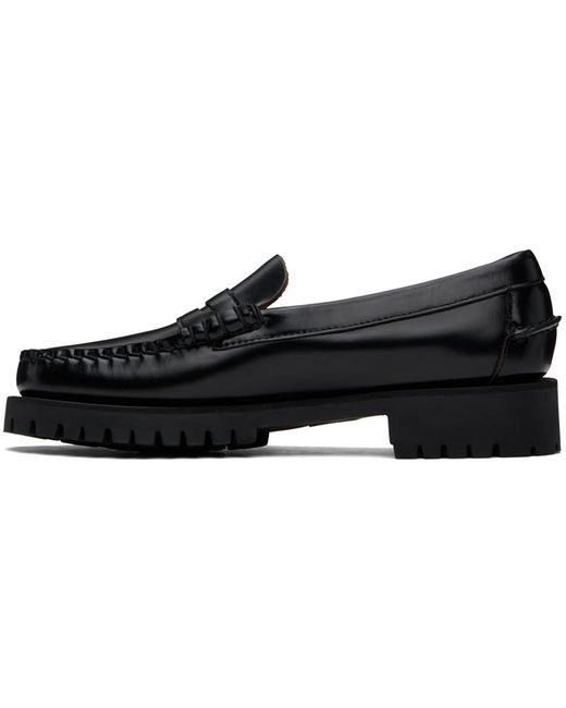 Sebago Dan Lug Loafers in Black | Lyst