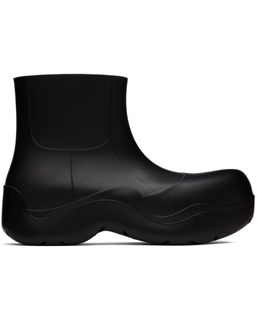 Bottega Veneta Black Puddle Boots for Men | Lyst