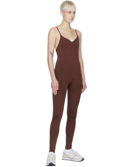 Prism Brown Balanced Jumpsuit in Black | Lyst UK