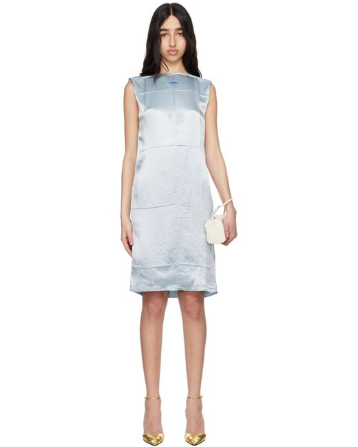 Commission Creased Lab Midi Dress in Black | Lyst