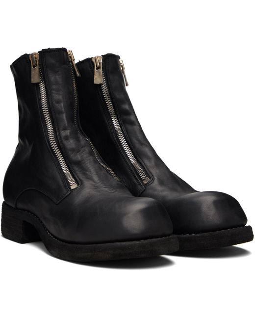 Guidi Horse Double Front Zip Boots in Black | Lyst