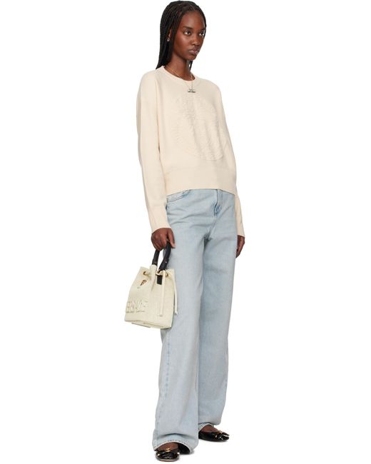 Versace Bucket Fabric & Calf Leather Bag in Metallic | Lyst