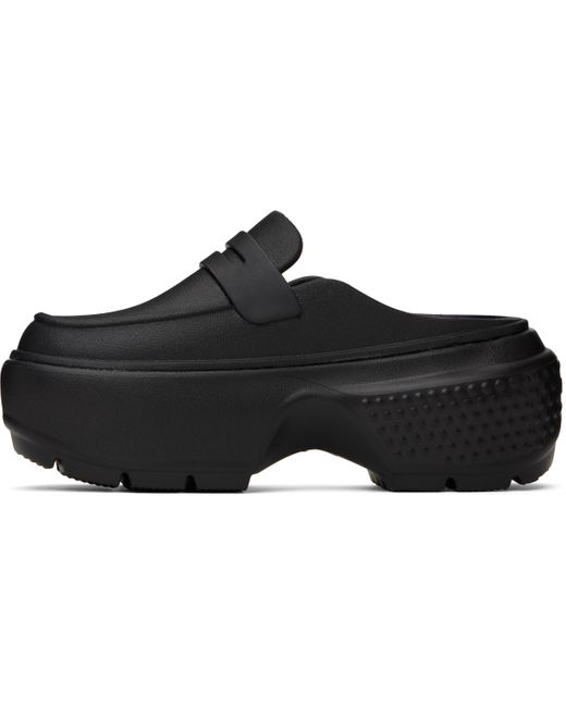 Crocs™ Stomp Slip-On Loafers in Black | Lyst