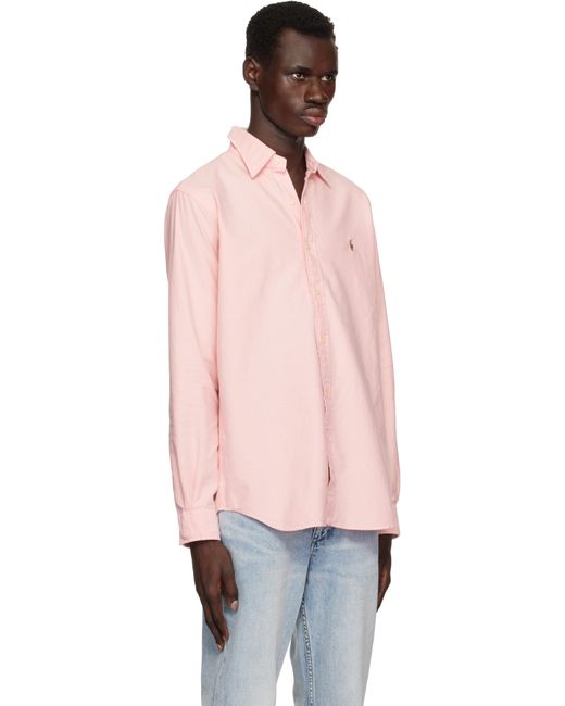 Polo Ralph Lauren Classic 'The Iconic Oxford' Shirt in Black for Men | Lyst