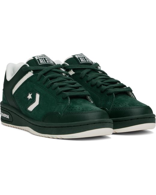 Converse Weapon Leather Low Top Sneakers in Green for Men | Lyst