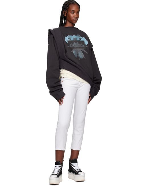 R13 Courtney Platform High Top Sneakers in Black | Lyst