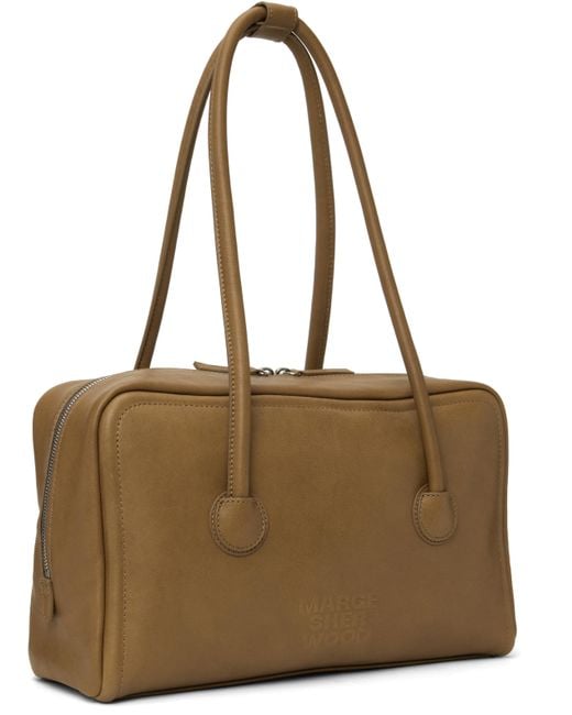 Marge Sherwood Ssense Exclusive Soft Boston Bag in Brown | Lyst