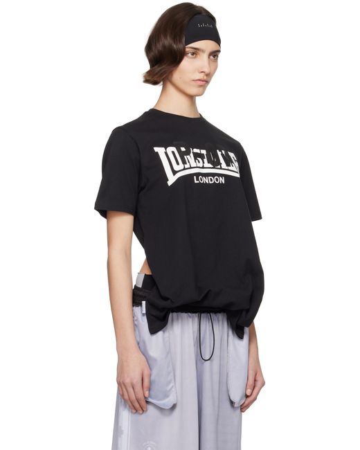 PROTOTYPES Open Back T-Shirt in Black | Lyst