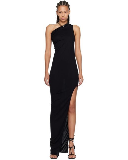 Rick Owens Sivaan Ziggy Maxi Dress in Black | Lyst