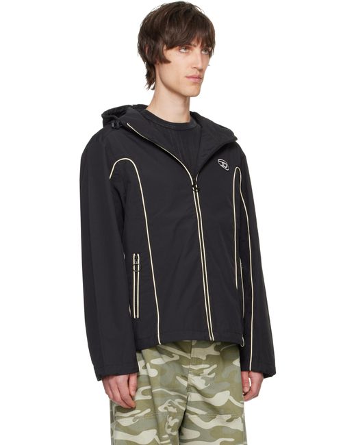 DIESEL J-Hives Jacket in Black for Men | Lyst