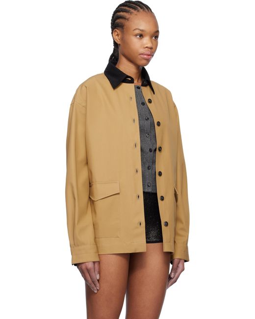 Maria McManus Tan Field Jacket in Natural | Lyst