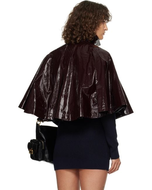 Chloé Short Cape Jacket | Lyst