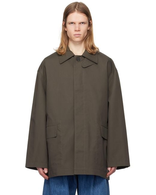 Studio Nicholson Measure Jacket in Brown for Men | Lyst