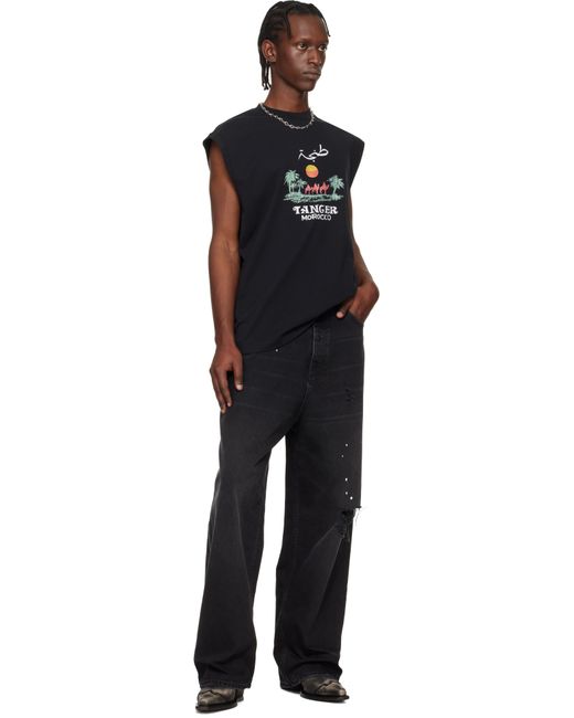 Vetements Ripped Jeans in Black for Men | Lyst UK