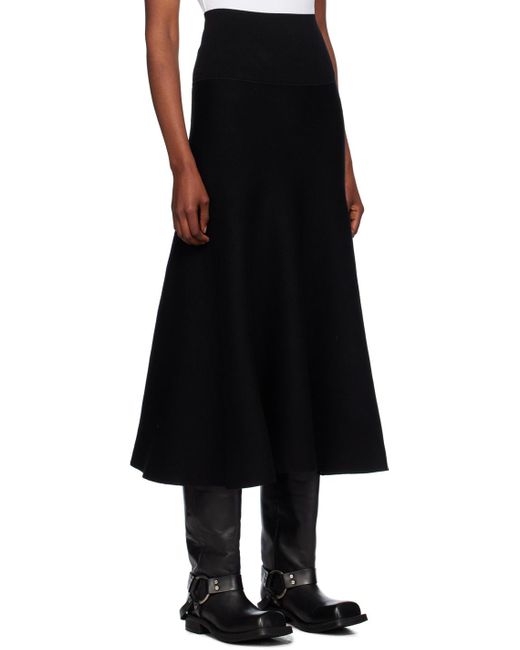 Frankie Shop Gabrielle Maxi Skirt in Black | Lyst