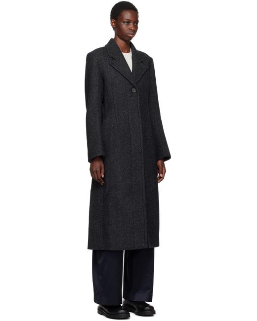 Studio Nicholson Weir Coat in Black | Lyst