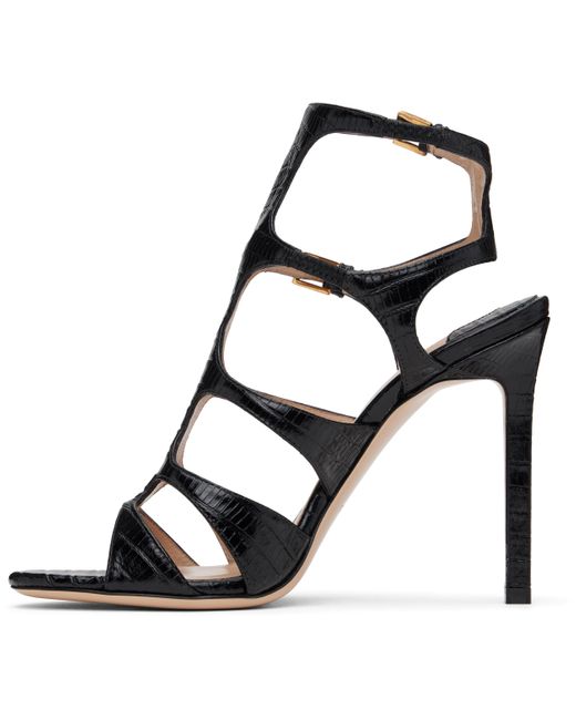 Tom Ford Tejus Paradis Heeled Sandals in Black | Lyst