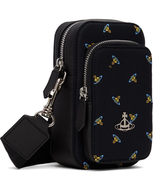 Vivienne Westwood Phone Crossbody Pouch in Black for Men | Lyst