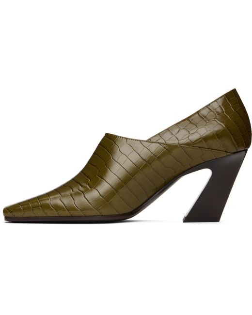 Bottega Veneta Lewis Heels in Green | Lyst