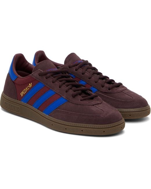 adidas Originals Burgundy Handball Spezial Sneakers in Blue for Men ...