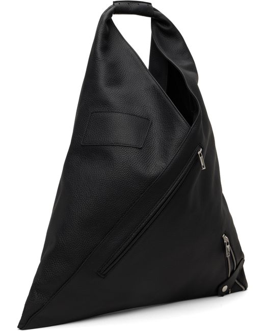 MM6 by Maison Martin Margiela Triangle Classic Medium Tote in Black ...