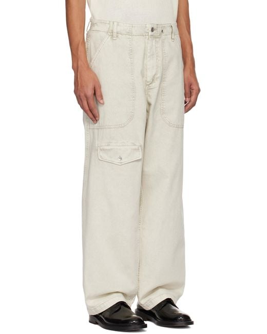 Rag & Bone Samson Cargo Pants in Natural for Men | Lyst UK