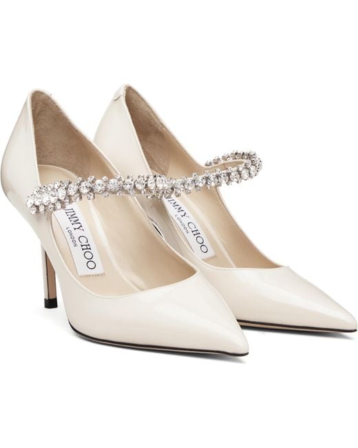 Jimmy Choo Off- Bing Pump 85 Heels in Black | Lyst UK