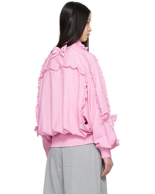Abra Doll Bomber Jacket in Pink | Lyst